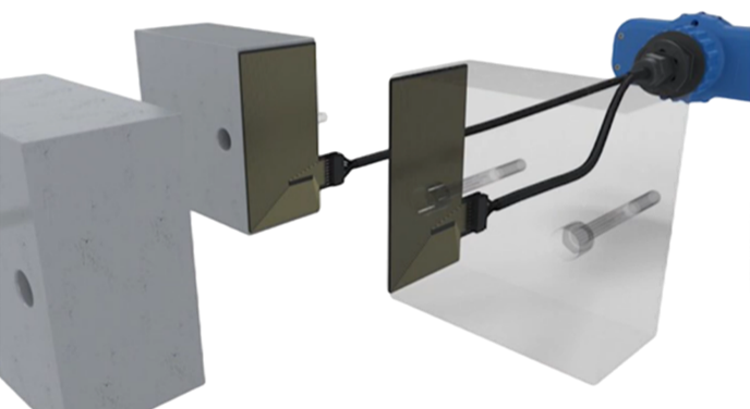 2Censor - 2C-Strip Wireless Sensor for Wear Plate, Tiles & Liners